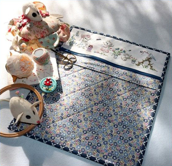 Garden Mice Project Pouch Pattern | whateverwhereever