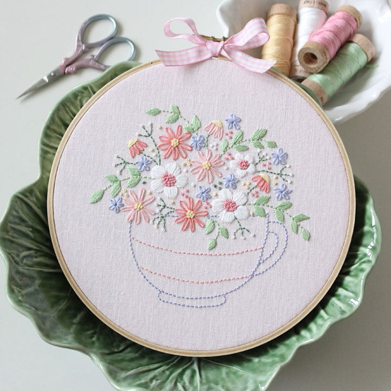 Tea Time Posy Pattern | whateverwhereever