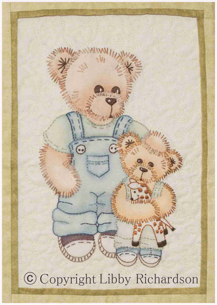 Timeless Teddies BOM Quilt Pattern by Libby Richardson for Artsmart ...